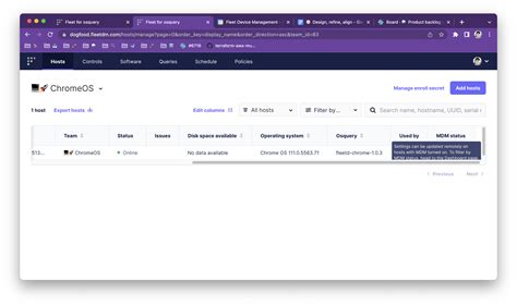 Fleet Ui Hosts Table Scrollbar Issues · Issue 11753 · Fleetdmfleet