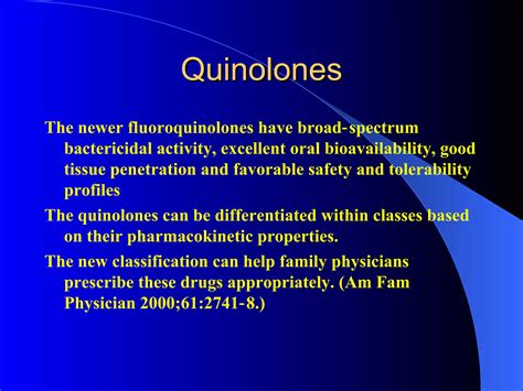 Fluoroquinolones Pps