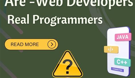 Are Web Developers Real Programmers