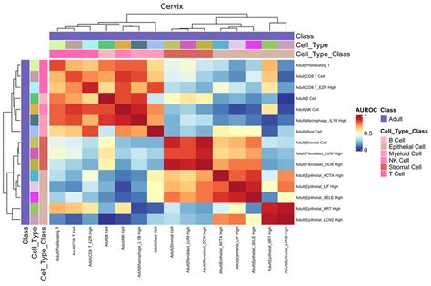ScRNA Seq Cervix Endocervix
