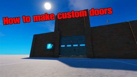 How To Make Secret Doors In Fortnite Creative At Christy Finch Blog