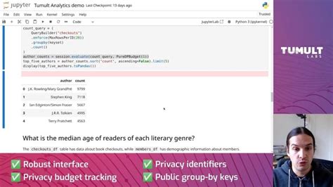 Tumult Labs On Linkedin Tumult Analytics Demo Interface Basics And Simple Queries