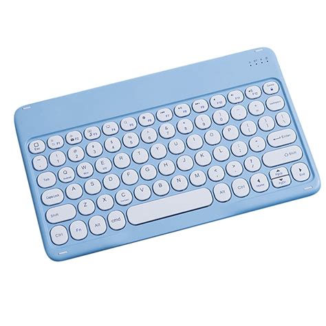 Uhuya Bluetooth Keyboard Portable Bluetooth Colorful Computer Keyboards Wireless Mini Compact