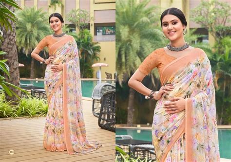 Georgette Colors Heavy Witless Saree At Rs 795 In Surat Id 2852711158097