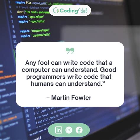 Codingidol On Linkedin Codingidol Sundaymotivation Martinfowler