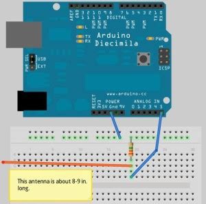 Arduino Electromagnetic Field Detector Duino