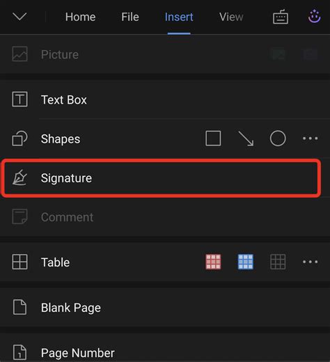 How To Insert Signature In Word Android Step By Step WPS Office Blog