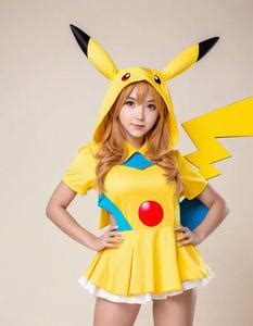 Female Pikachu Cosplay Face Swap Insert Your Face Id