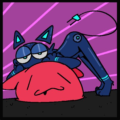 Rule Hi Fi Rush Anthro Balls Biped Blue Body Blue Eyes Blue Fur Domestic Cat Felid