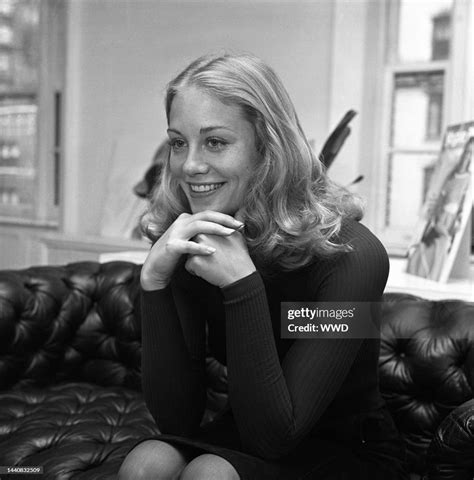 American Actress Cybill Shepherd Being Interviewed At Her Home In New