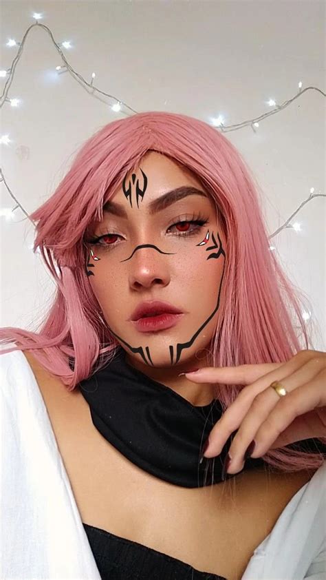 Cosplay Sukuna Halloween Week Halloween Inspo Bella Hadid Photoshoot Anime Makeup Itachi