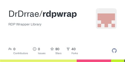 GitHub DrDrrae Rdpwrap RDP Wrapper Library