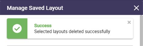 Working With Advanced Saved Layout Features