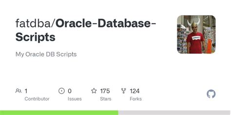 Prashant Dixit On Linkedin Github Fatdbaoracle Database Scripts My