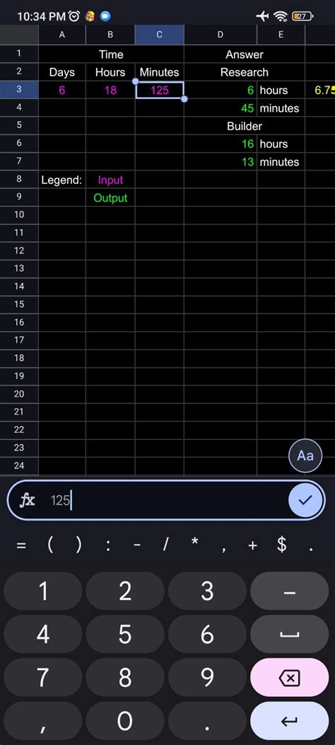 Made An Excel Sheet That Automatically Calculate How Much Time To Wait