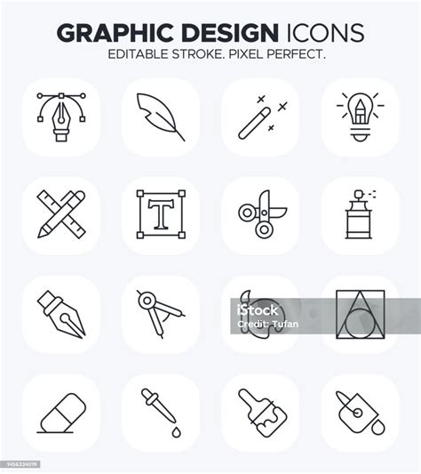 그래픽 디자인 아이콘 색상 팔레트 타이포그래피 등 디자이너 도구 기호 3차원 형태에 대한 스톡 벡터 아트 및 기타 이미지 3차원 형태 개체 그룹 곡선 Istock