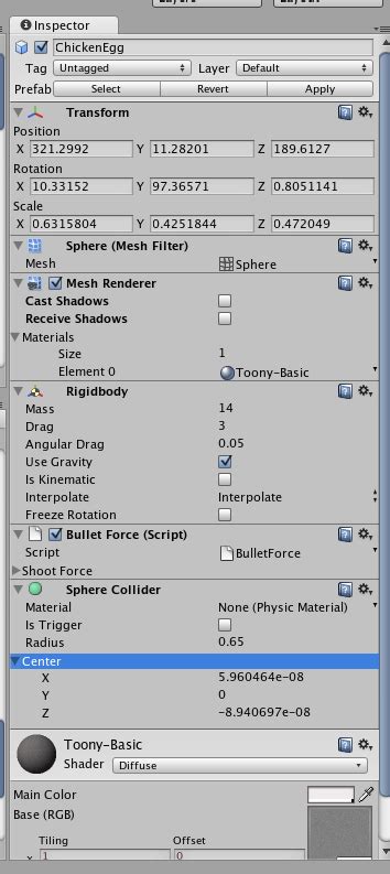 Projectile Stopping Short Unity Engine Unity Discussions