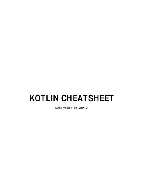 kotlin cheatsheet download free pdf computer engineering computer