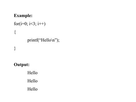 Loops In C Programming Language Pptx Programming Languages Computing