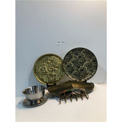 Assorted Metal Home Decor Beck Auctions Inc