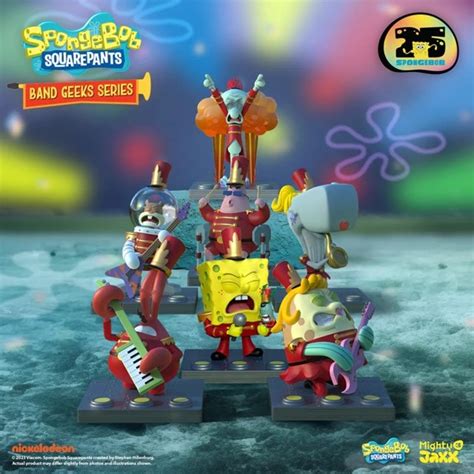 Spongebob Squarepants Band Geek Series Mighty Jaxx Blind Box Blind