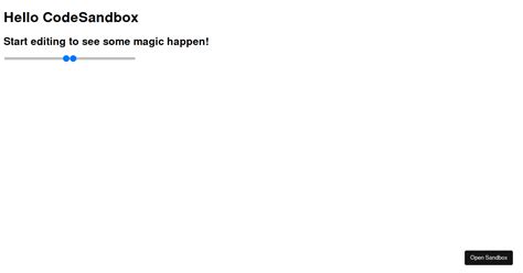 React Double Slider With Colors And Labels Forked Codesandbox