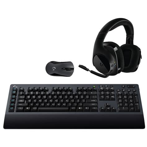 Logitech® Lightspeed High Performance Gaming 3 Piece Set Wireless Gaming Mouse Keyboard And