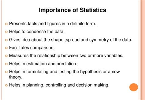 Introduction To Statistics Part I