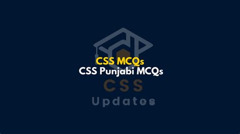 Css Punjabi Mcqs Css Mcqs