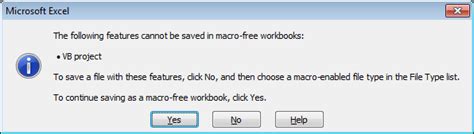Save As Excel Workbook With Macro Screencast