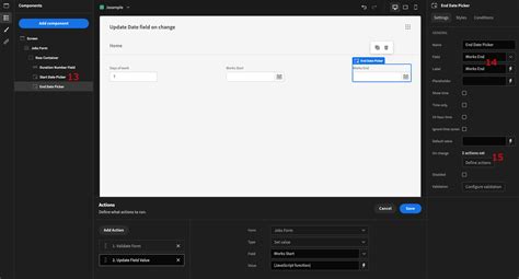Update Date Field On Change