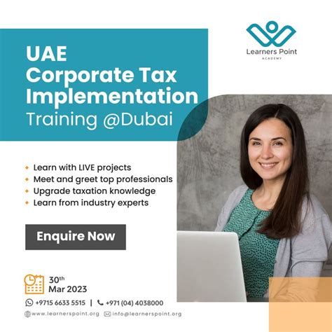 Nancy J On Linkedin Uae Corporate Tax Training In Dubai Via Learners Point Academy Our Uae