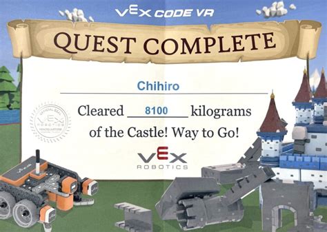 ちひろちゃんがvexcode Vrのcastle Crasherchallengeで世界一位になりました！ ｜ Dohschool