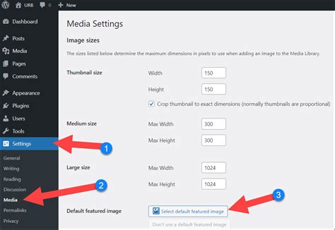 how to set a default featured image in wordpress