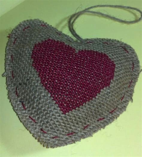Cross Stitch On Burlap Cross Stitch Burlap Stitch