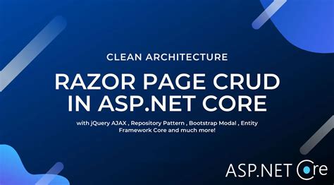 razor page crud in asp core with jquery ajax ultimate guide