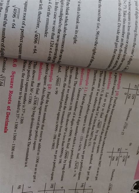 Example 10 Find The Least Number That Must Be Subtracted From 5607 So As