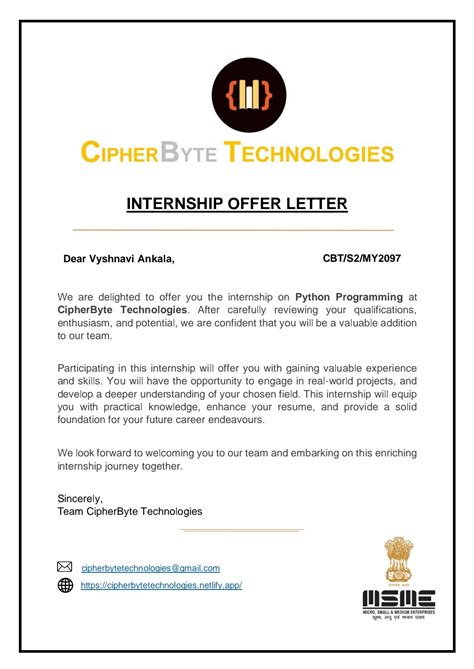 Ankala Vyshnavi On Linkedin Internship Pythonprogramming Career