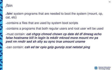 Filesystem Hierarchy Operating Systems I Ppt Download