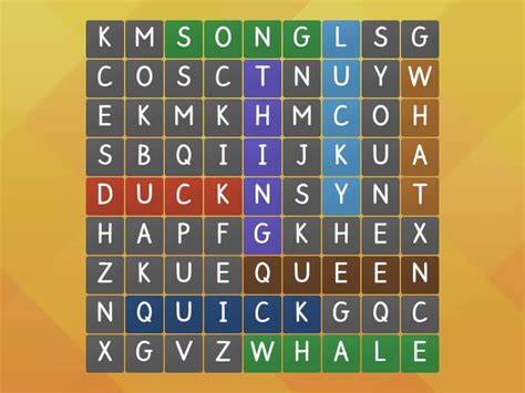 Ck Wh Qu Ng Revision Wordsearch