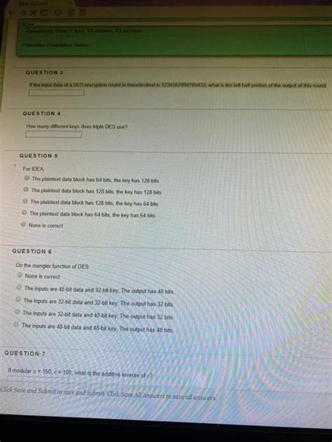 Solved Question 1 In The Pseudo Random Generation Algorithm