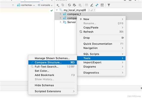 Idea的database工具以及对比两个数据库之间的差异（比dbvisualizer和dbeaver方便）idea社区版database