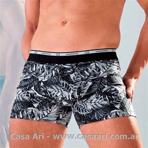 Boxer Alg Y Lycra Botanico Casa Ari Distribuidor Mayorista De Lencería