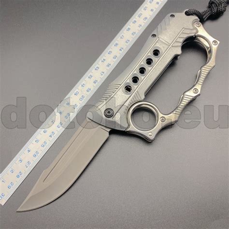 Pocket Knives Brass Knuckles Knife Spring Knife One Hand Knife Semiautomatic