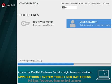 installation of red hat enterprise linux rhel 7 0 with screenshots