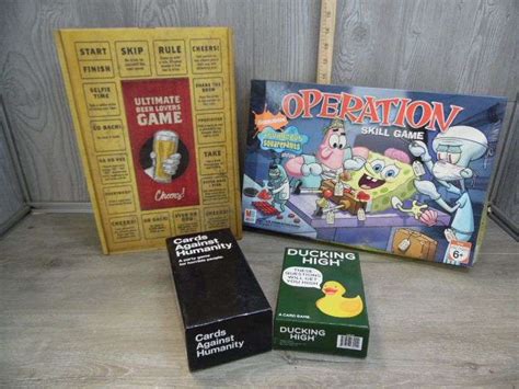 SpongeBob Operation Adult Games Dunker Auction
