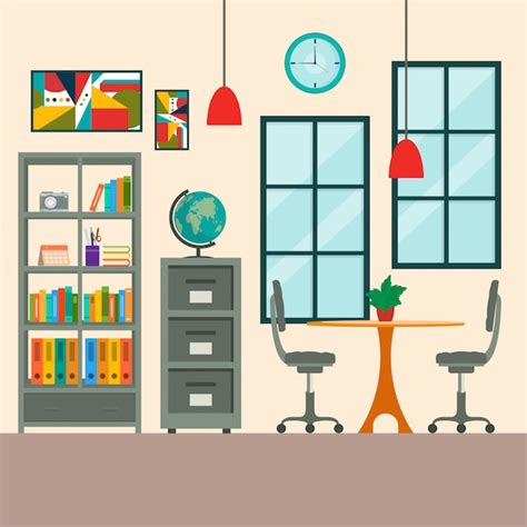 Premium Vector Workspace Background