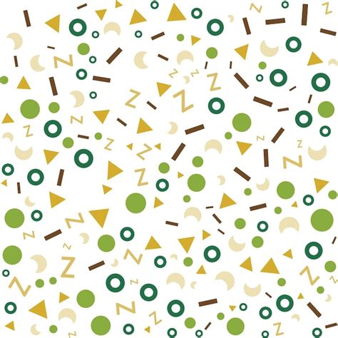 Premium Vector Vintage Shapes Pattern