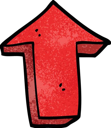 Cartoon Doodle Arrow Pointing Direction 12197792 Vector Art At Vecteezy