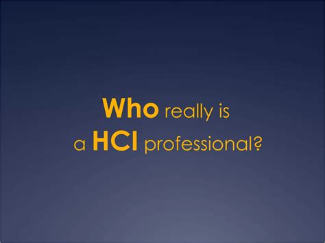 Introduction To Hci Ppt